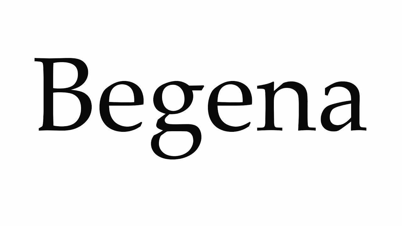How to Pronounce Begena - YouTube