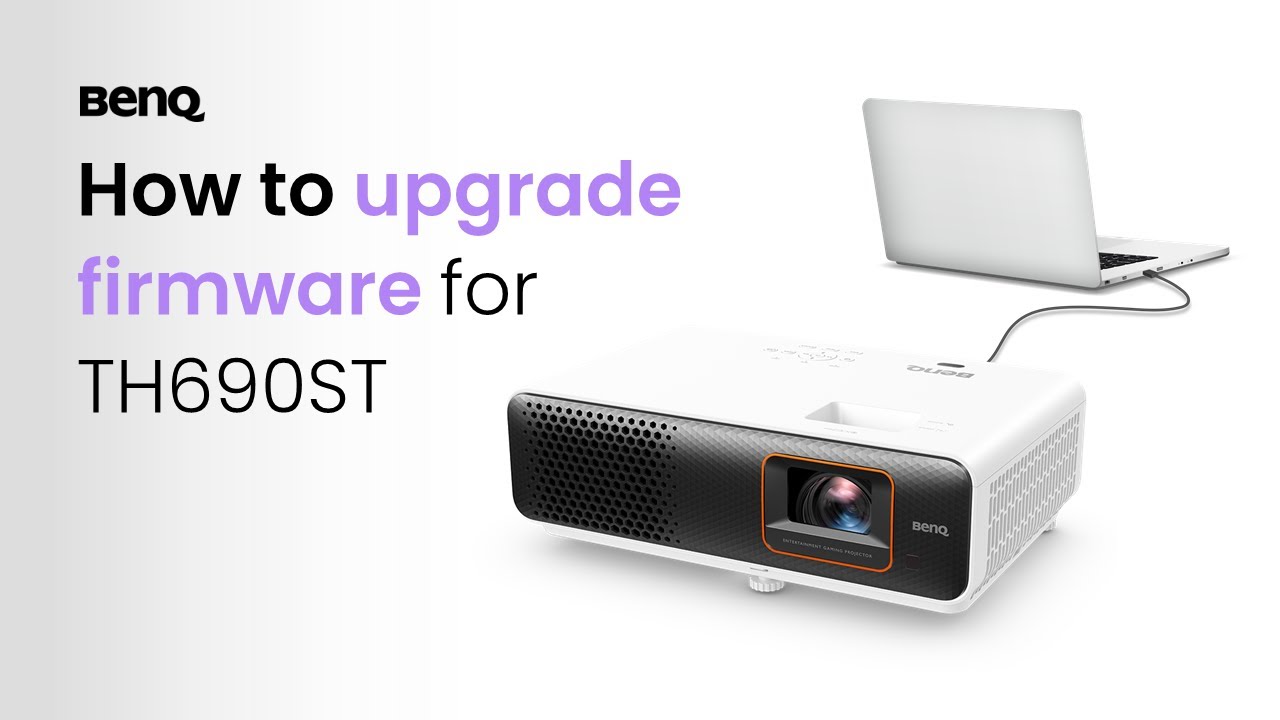 [BenQ FAQ] Projector_How to upgrade firmware for TH690ST - YouTube