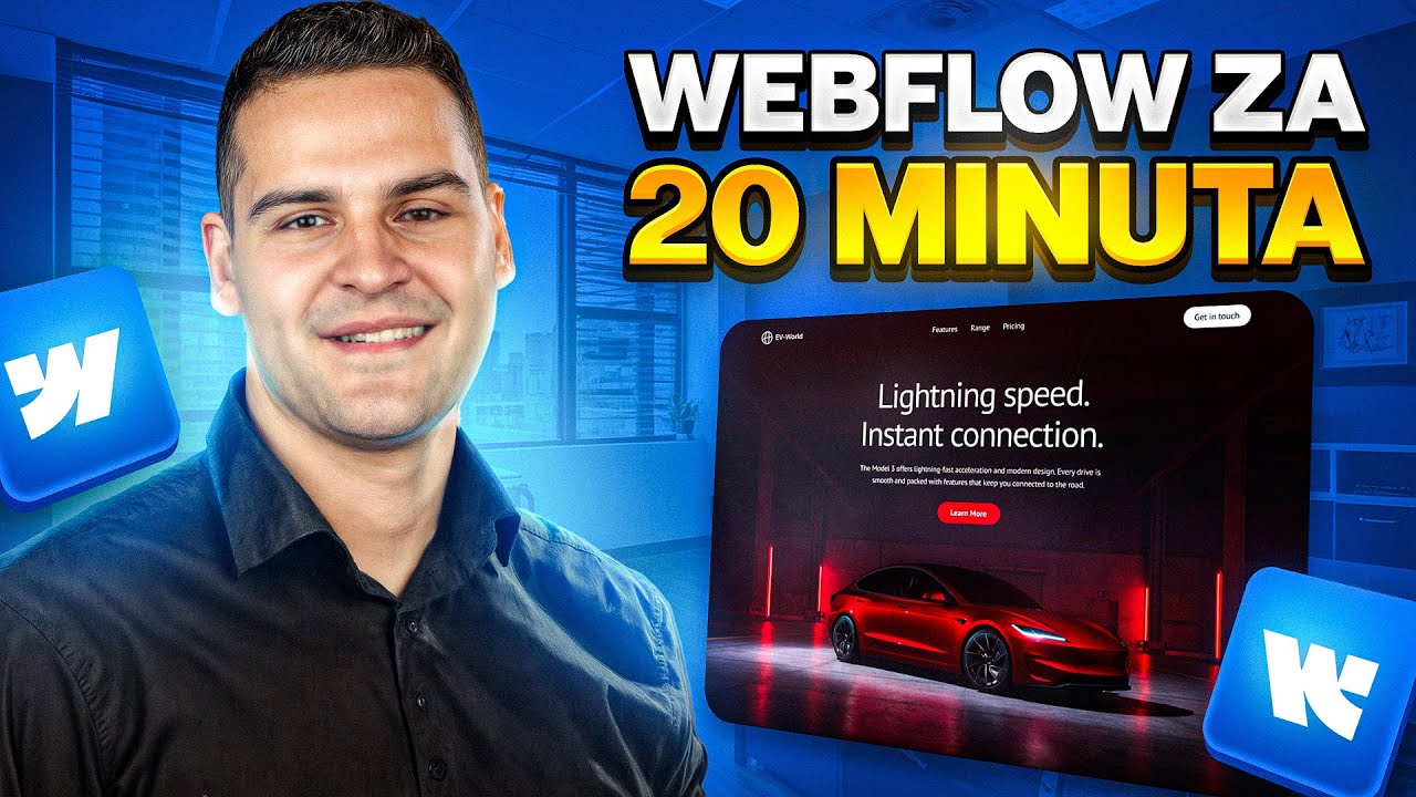 Nauči Webflow za 20 minuta - Webflow mini kurs 2024 - YouTube