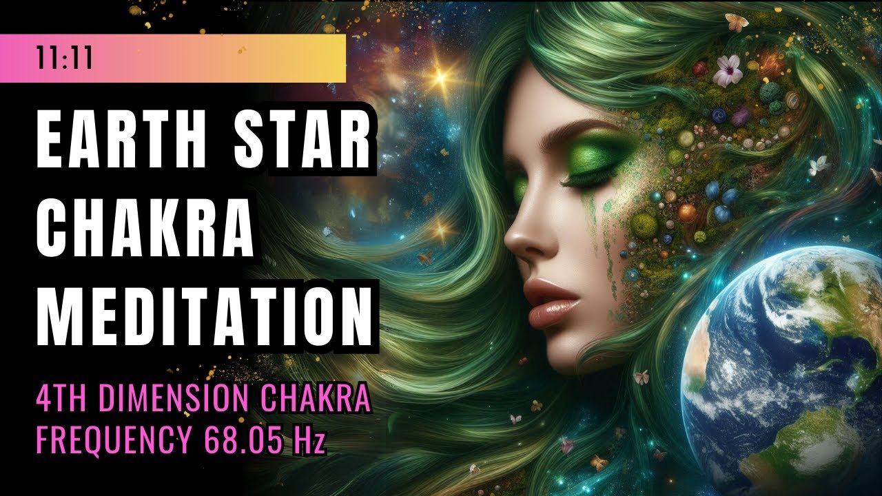 Earth Star Chakra Music | Connect with 68.05 Hz Earth Star Energy - YouTube