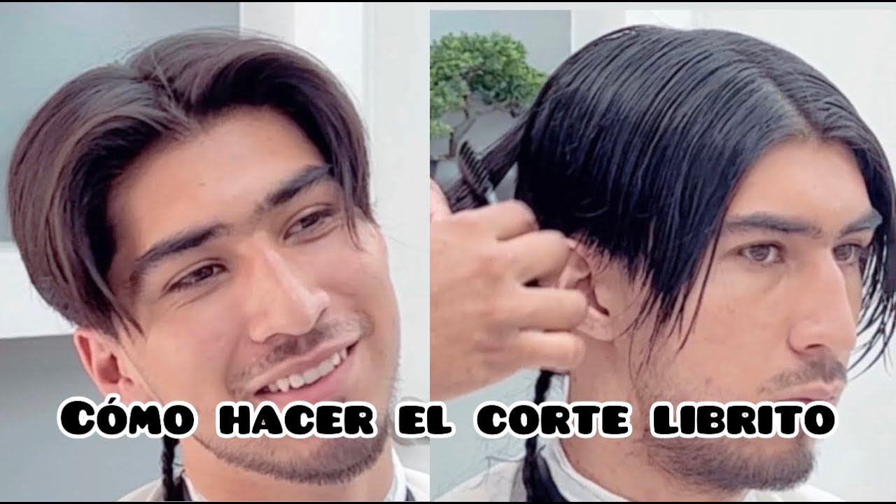 COMO HACER EL CORTE LIBRITO PASO A PASO (CORTE DE CABELLO PARA HOMBRE ...