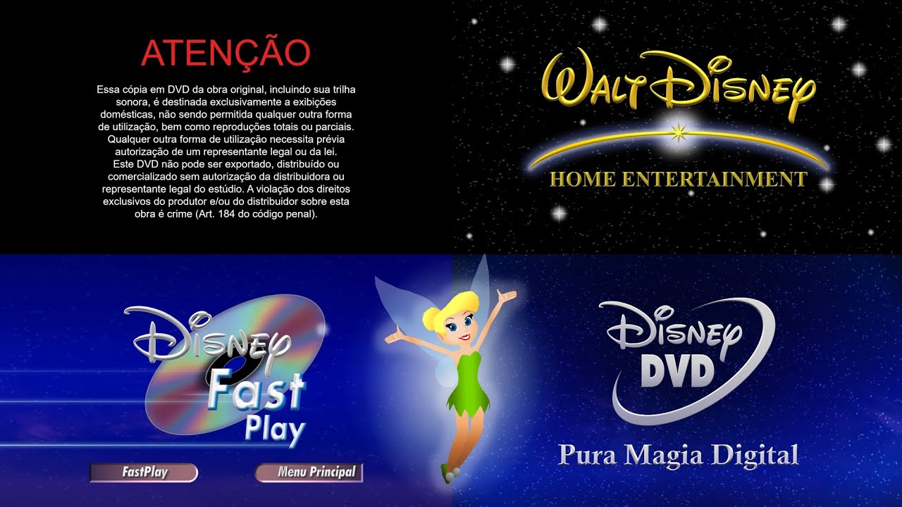 Minha Abertura dos DVDs da Disney (4) (Disney FastPlay) - YouTube