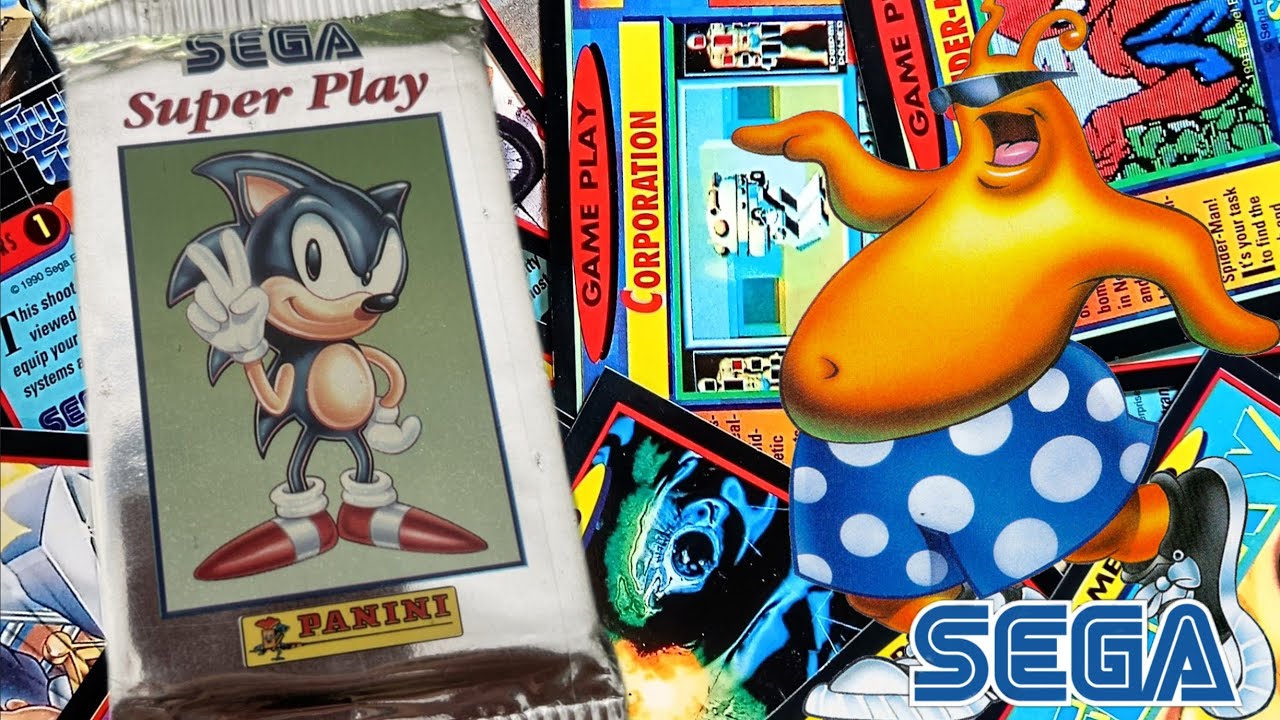 Sega Super Play Trading Cards - YouTube