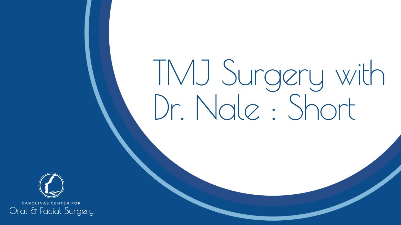 TMJ Surgery with Dr. Nale : Short - YouTube