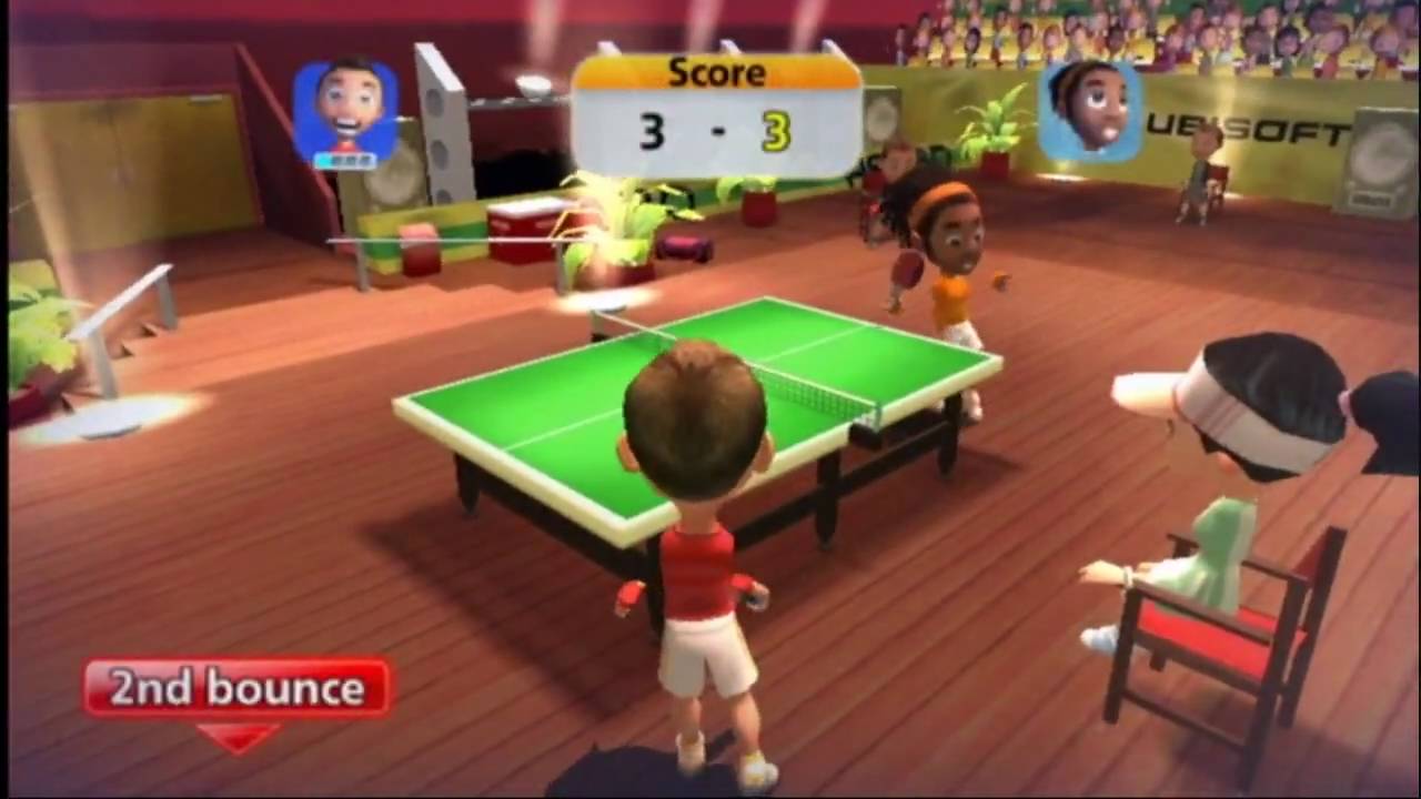 Racquet Sports (Wii) Ping Pong gameplay - YouTube