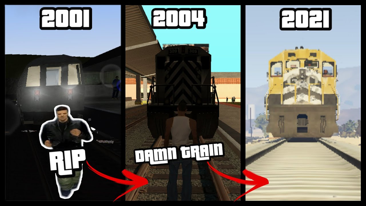 Evolution of Train LOGIC in GTA Games [2001-2021] - YouTube