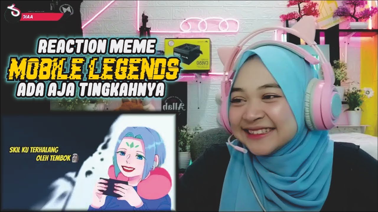 Reaction Random Meme Mobile Legends - Maya Nadia Reaction - YouTube