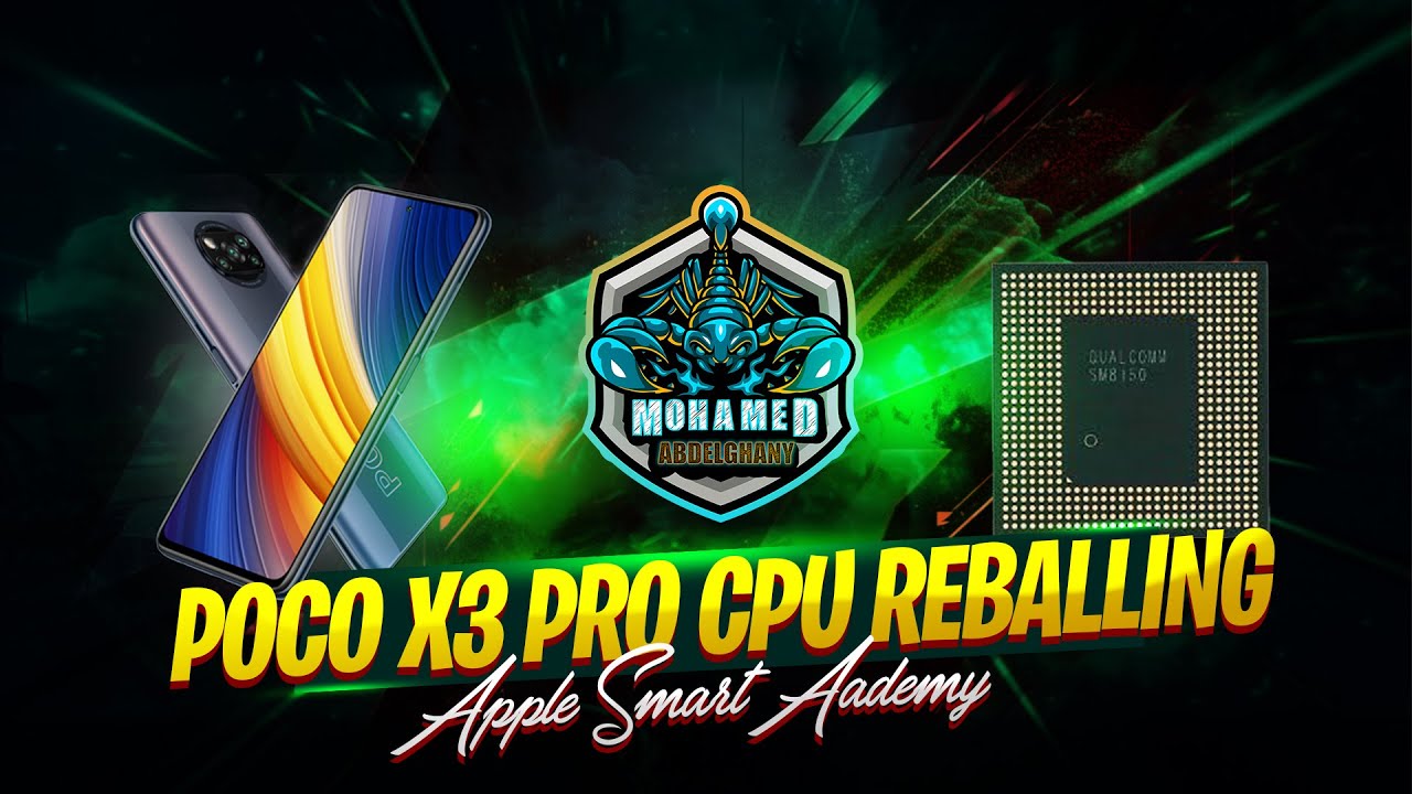 poco x3pro cpu reballing - YouTube