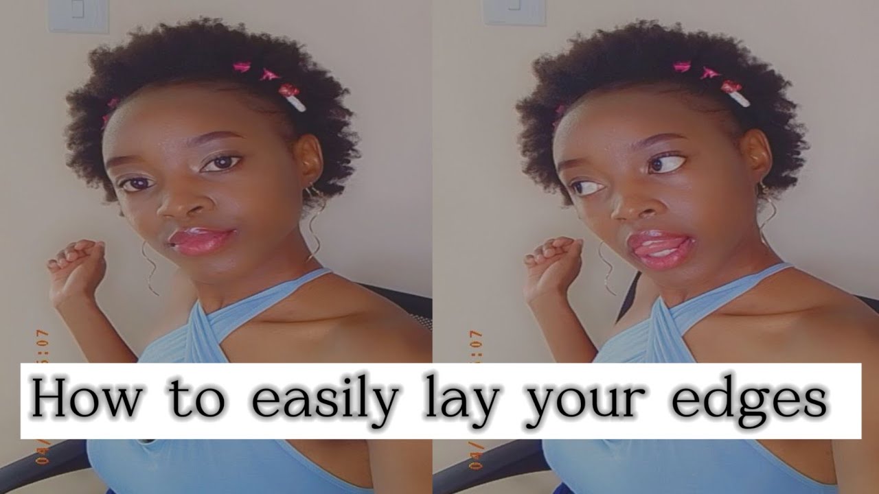 How to easily lay your edges || Quick tutorial - YouTube