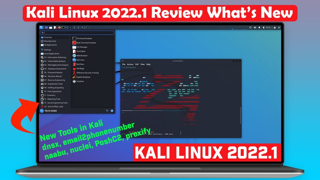 Kali Linux 2022.1 Overview | Kali Linux 2022.1 - YouTube