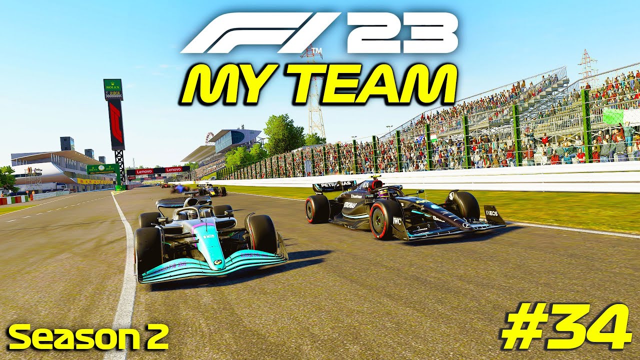 F1 23 MYTEAM CAREER PART:34 TITANIC FIGHT FOR THE WIN AT SUZUKA ...
