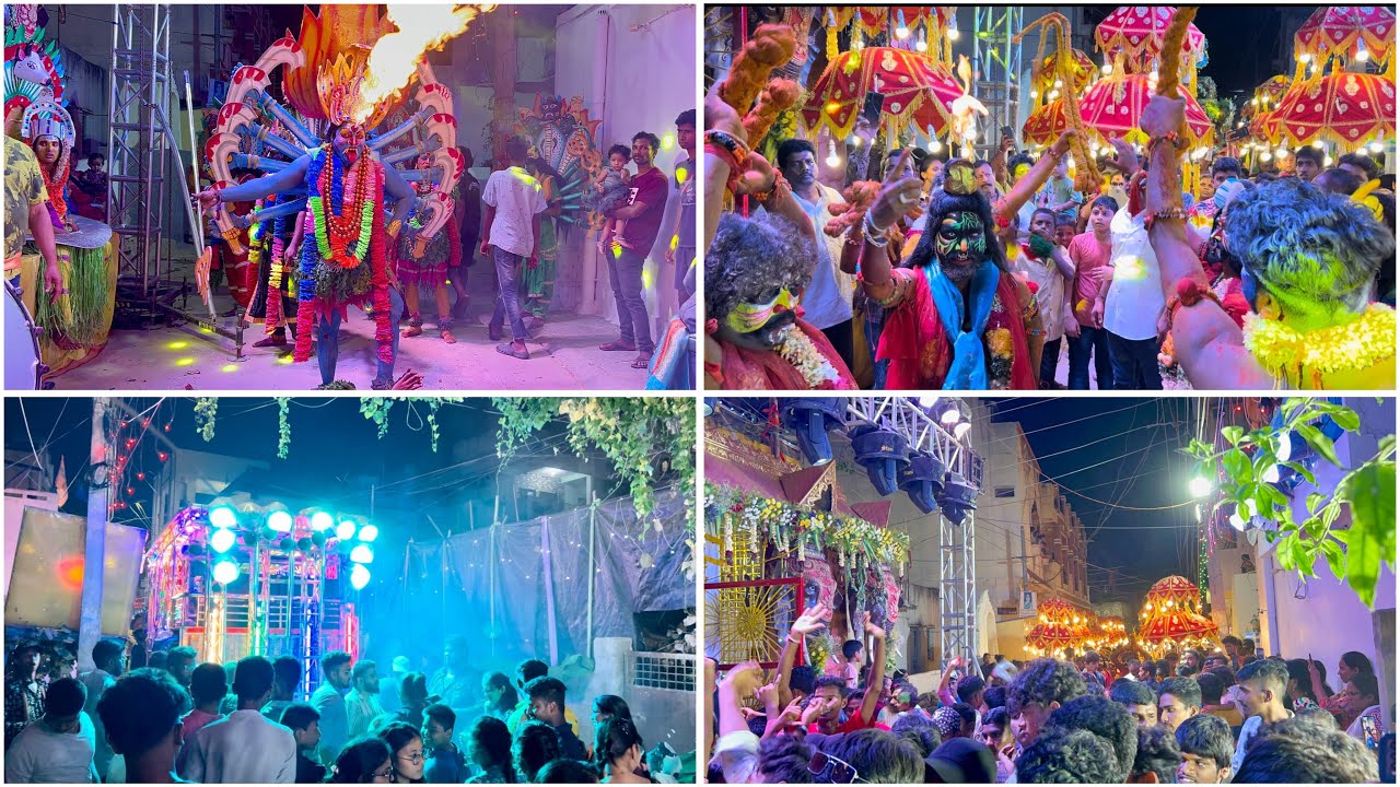 Thukaramgate Muthyalamma Temple Palaram Bandi Procession 2024|Potharaju ...
