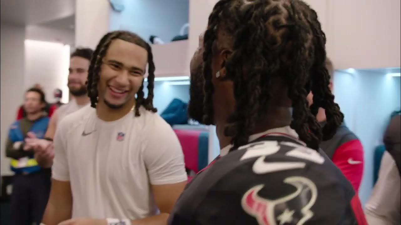 Post Game Locker Room after the win over the Jaguars - YouTube