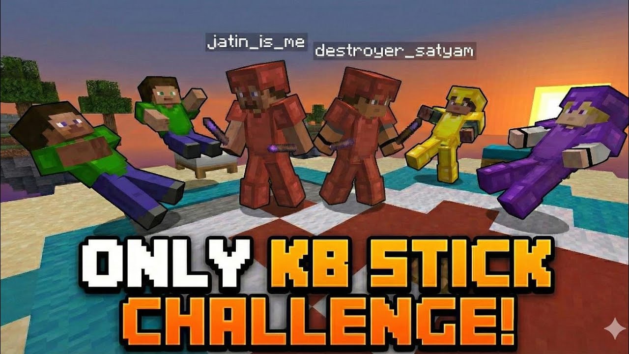 Only KB Stick Challenge in Minecraft Bedwars... - YouTube