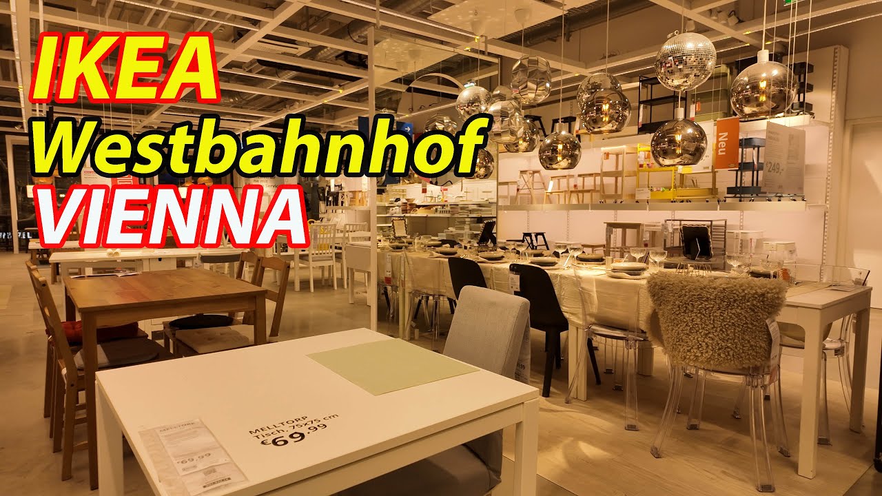 Inside IKEA Westbahnhof Vienna, Urban Shopping | Vienna Walk February ...