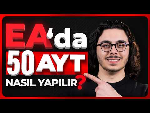 En Kolay Yoldan 50 AYT Programı: Eşit Ağırlık (Tüm Konulara SAKIN Çalışma)