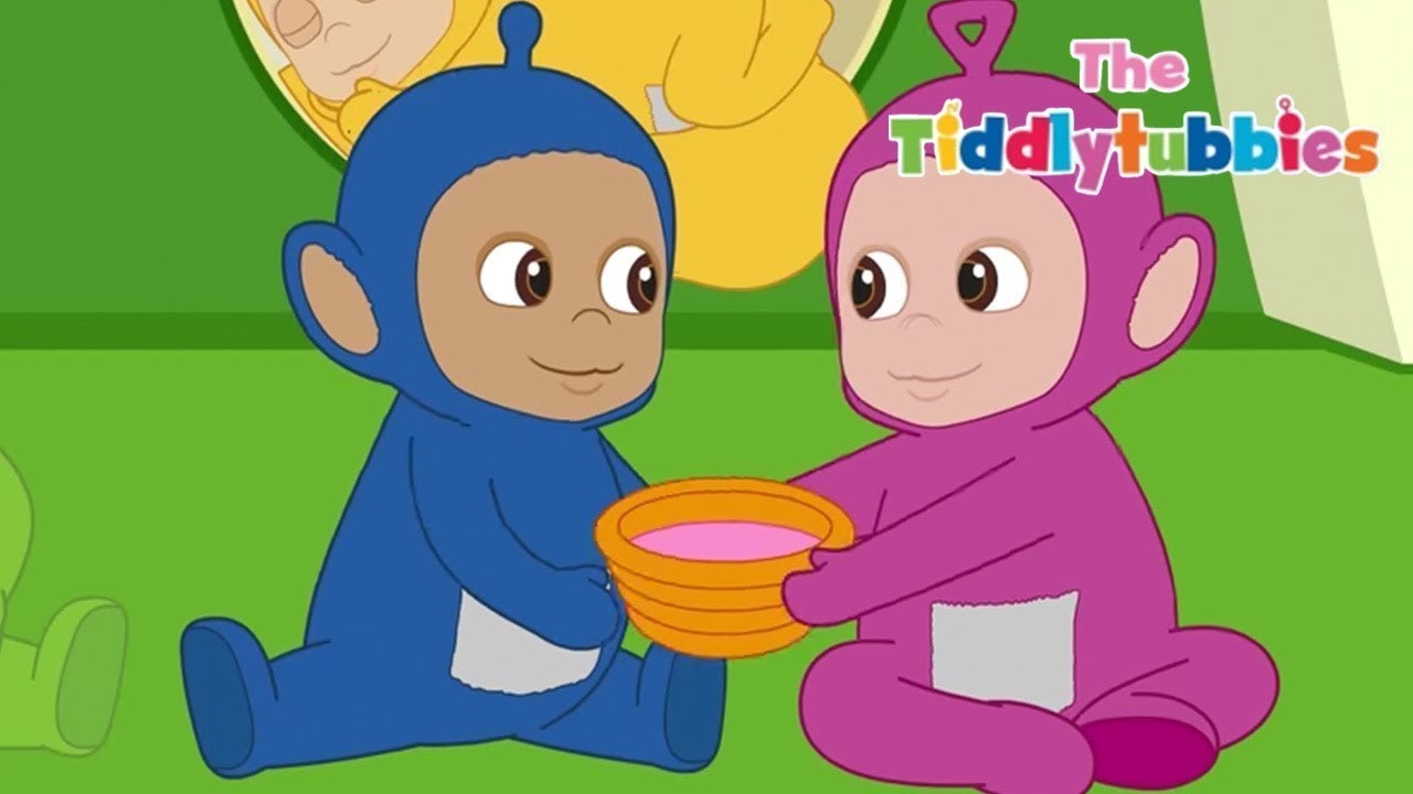 Teletubbies ★ NEW Tiddlytubbies 2D Series! ★ Episode 5: Tubby Custard ...