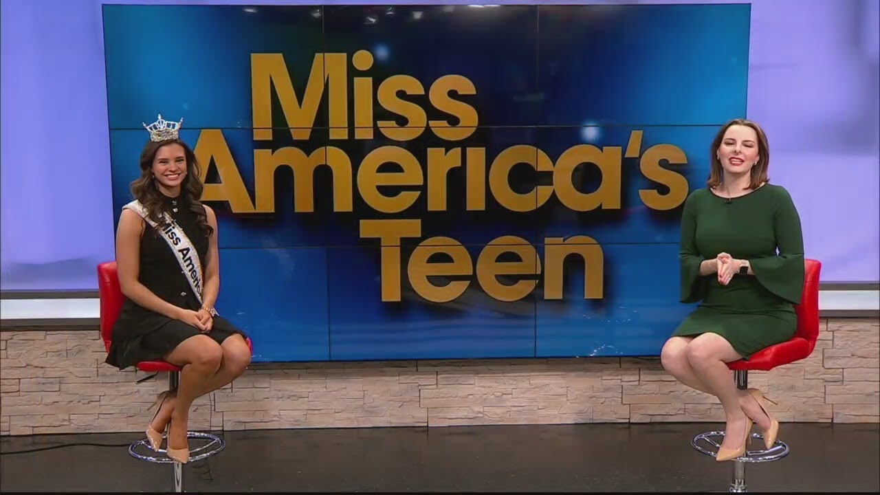 Miss America Teen Peyton Bolling talks about winning the crown - YouTube