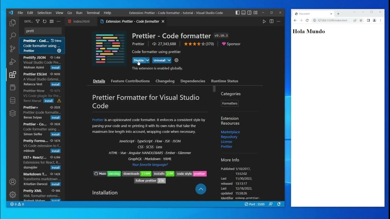 CONFIGURAR visual studio code para HTML 🚀 - YouTube