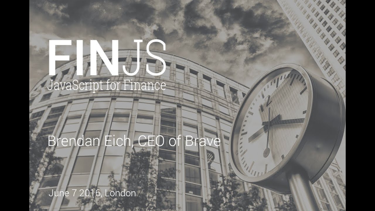 Brendan Eich - CEO of Brave - YouTube