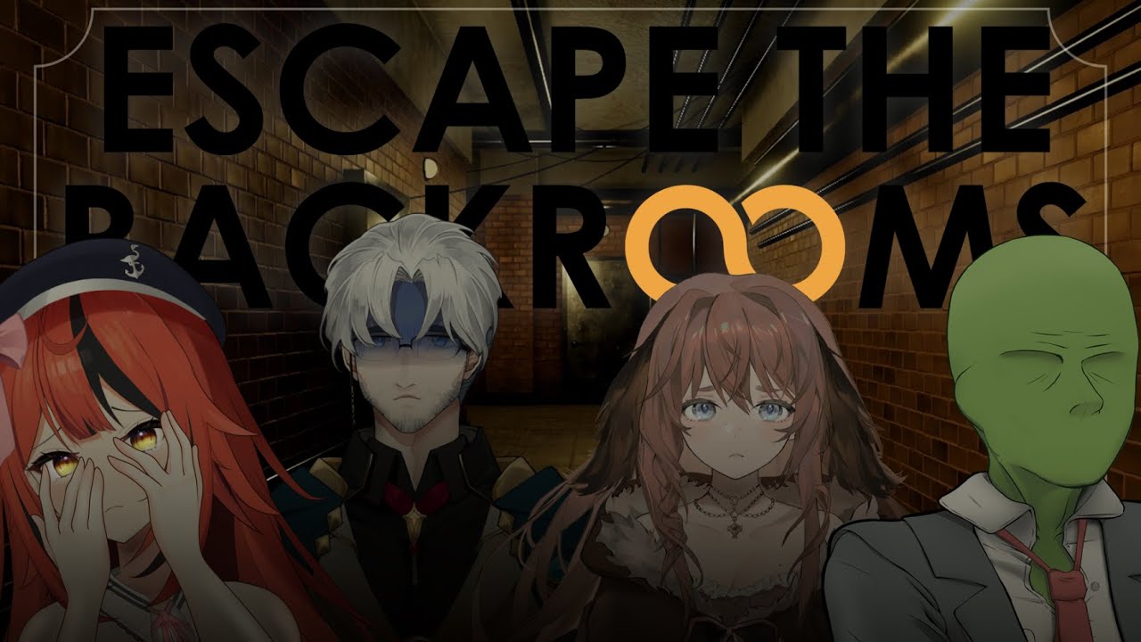 【ESCAPE THE BACKROOMS】lost in the backrooms! with Kerimara, Rivicen ...