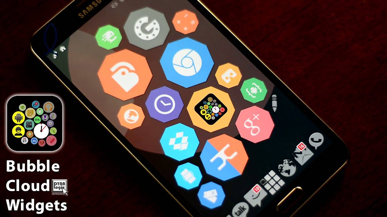 [v4.01] Bubble Cloud Widgets - icon pack tutorial - YouTube