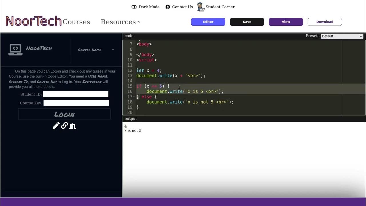 Javascript conditionals and conditions - YouTube