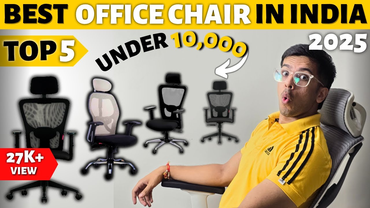 Top 5 Best Office Chair Under 10000 | Best Office chair 2025 | Best ...