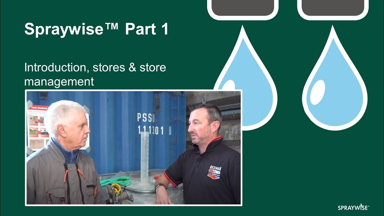 SprayWise Part 1: Introduction, stores and store management - YouTube
