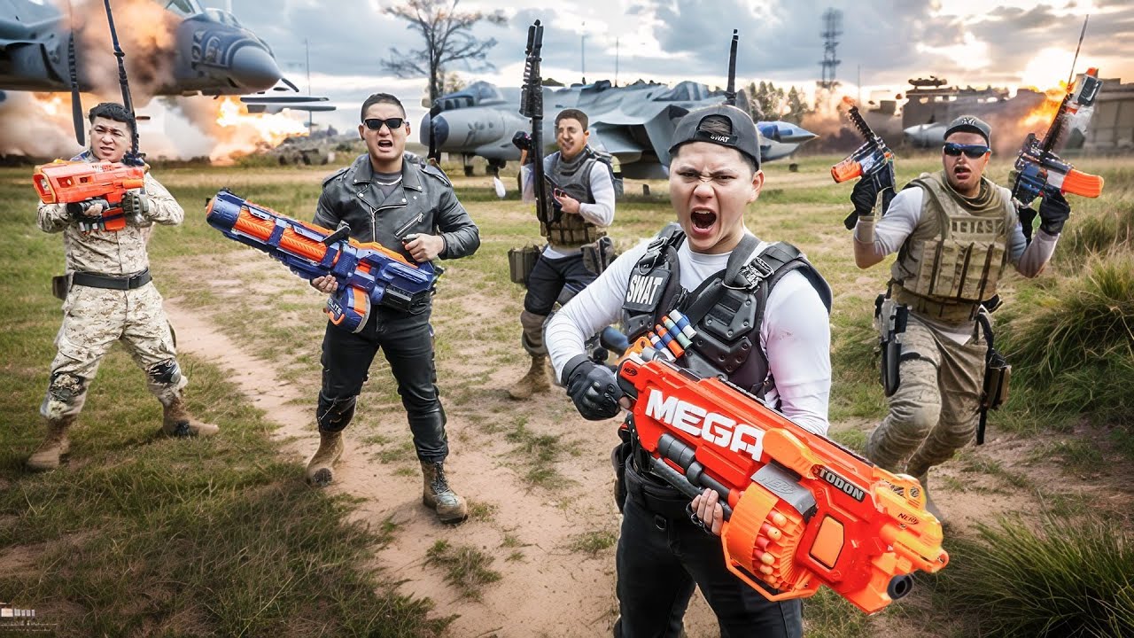 SEAL X Nerf War : SEAL X vs. The Army | Ultimate Survival Nerf Guns ...
