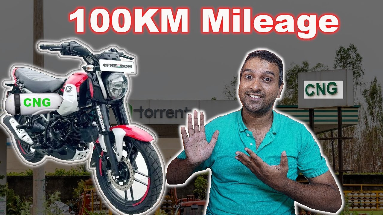 100KM Mileage - 1Rupee/KM - Bajaj Freedom 125 CNG Motorcycle - World ...