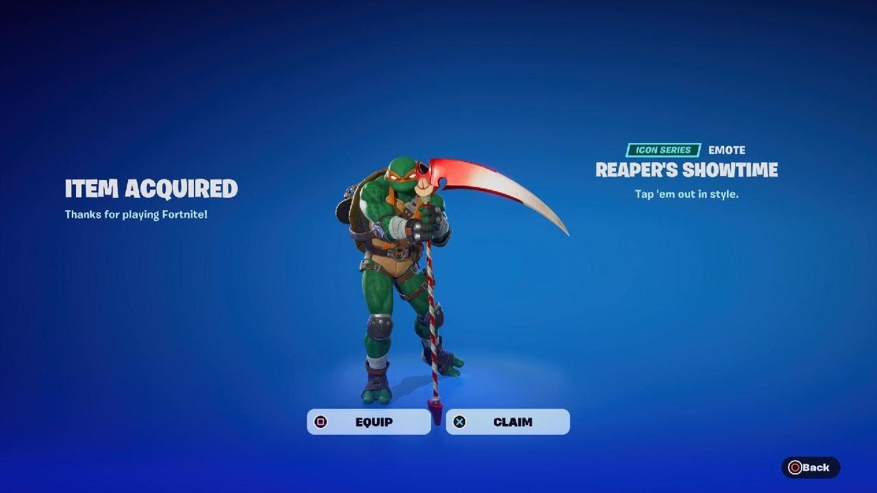 Buying The *NEW* REAPER’S SHOWTIME (ICON SERIES) Emote In Fortnite ...