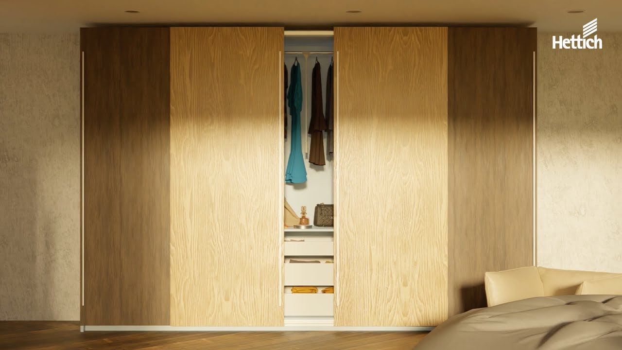 Hettich TopLine XL Sliding Door System - YouTube
