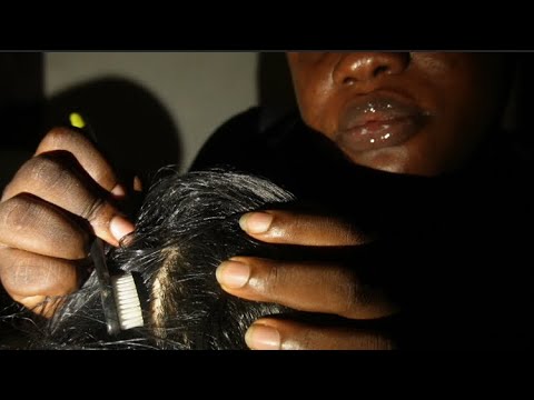 ASMR Weird Girl PLAYS With Your Hair - YouTube