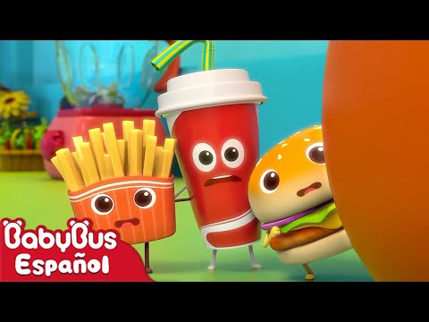 Guerreros de Hamburguesas vs Equipo de Pizza | Canciones Infantiles | BabyBus Español