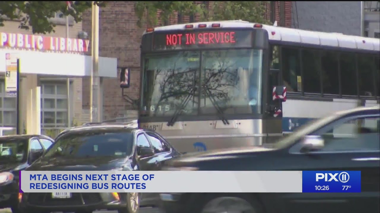 MTA begins next stage of redesigning NYC's bus network - YouTube