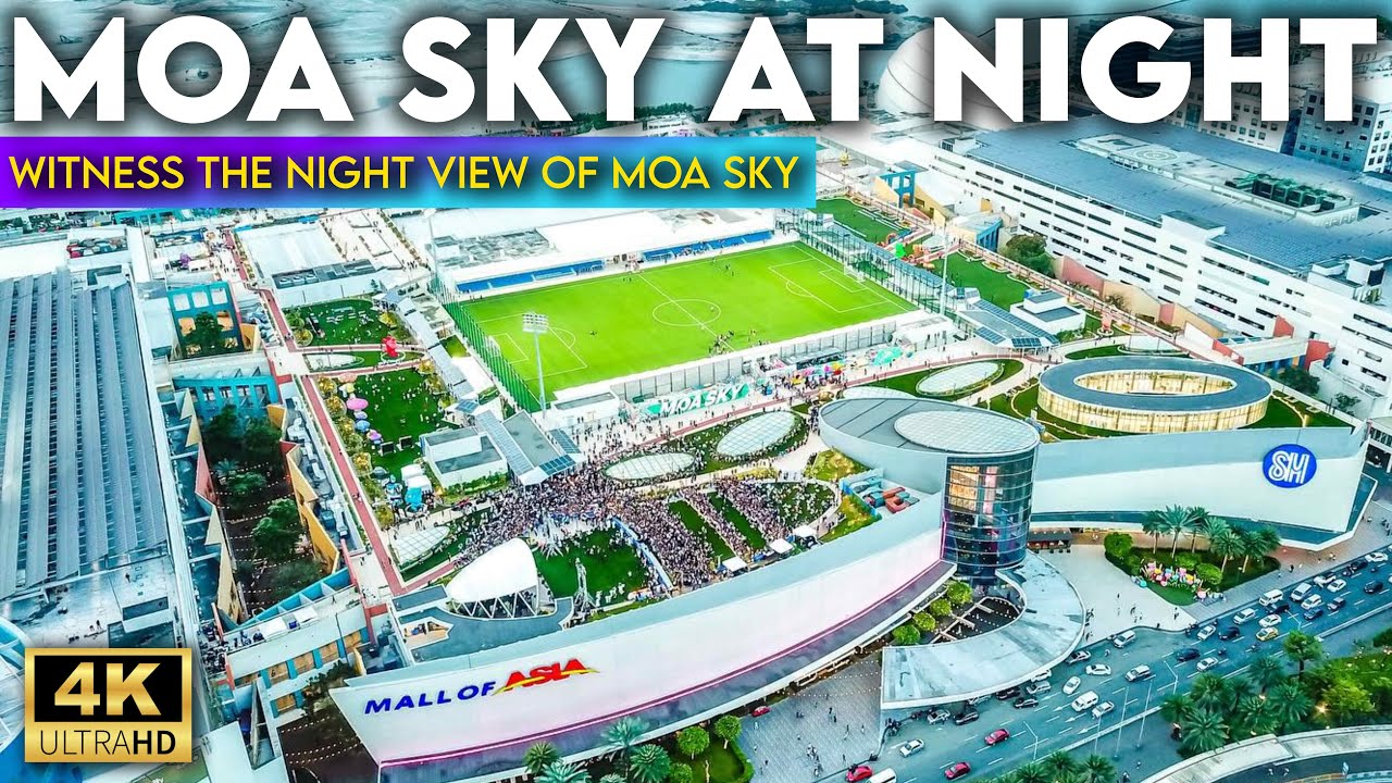 MUST SEE The Dazzling MOA SKY Night Lights [4K] | SM Mall Of Asia ...