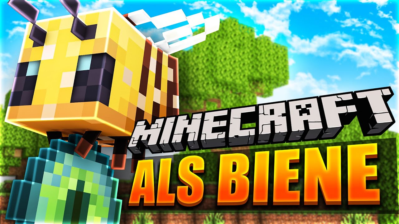 Minecraft Als Biene Durchspielen😎🤯| Challenge Deutsch - YouTube