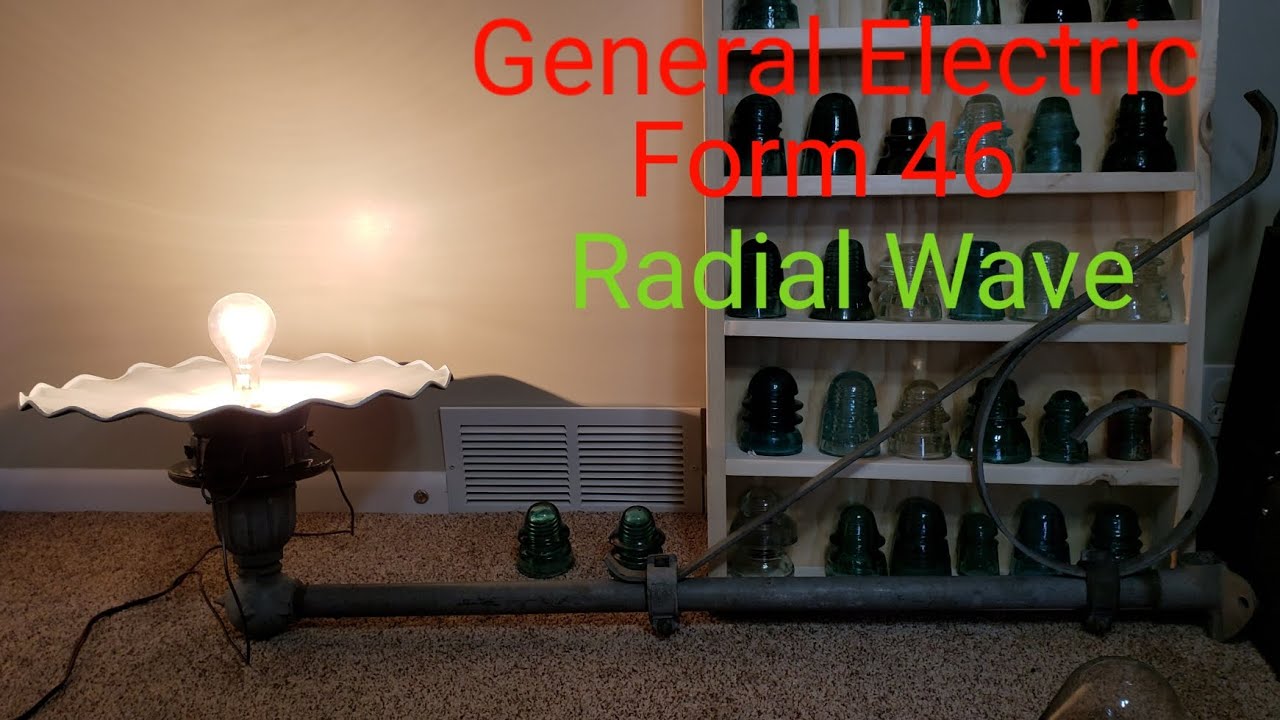 My General Electric Form 46 Radial Wave Street Light. - YouTube