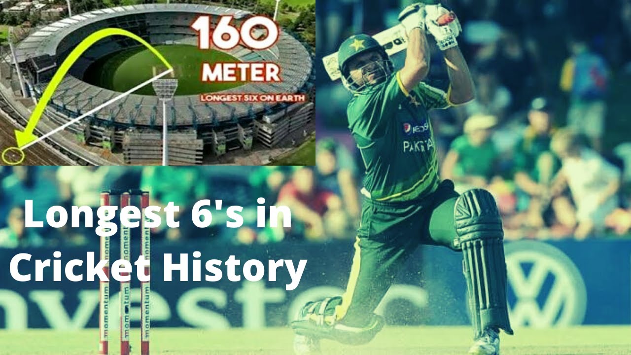 Top 10 Largest Sixes In Cricket History Ever| Biggest Sixes Ever - YouTube