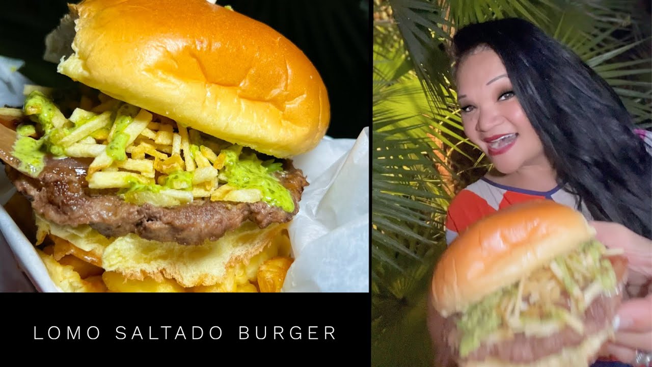 Lomo Saltado Burger | Perfect Peruvian-American Fusion | Latin Fixin’s ...