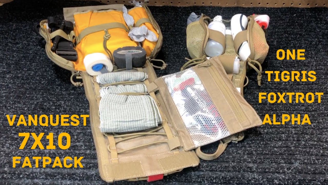 EDC Med Kits | Vanquest 7x10 FatPack | One Tigris Foxtrot Alpha - YouTube