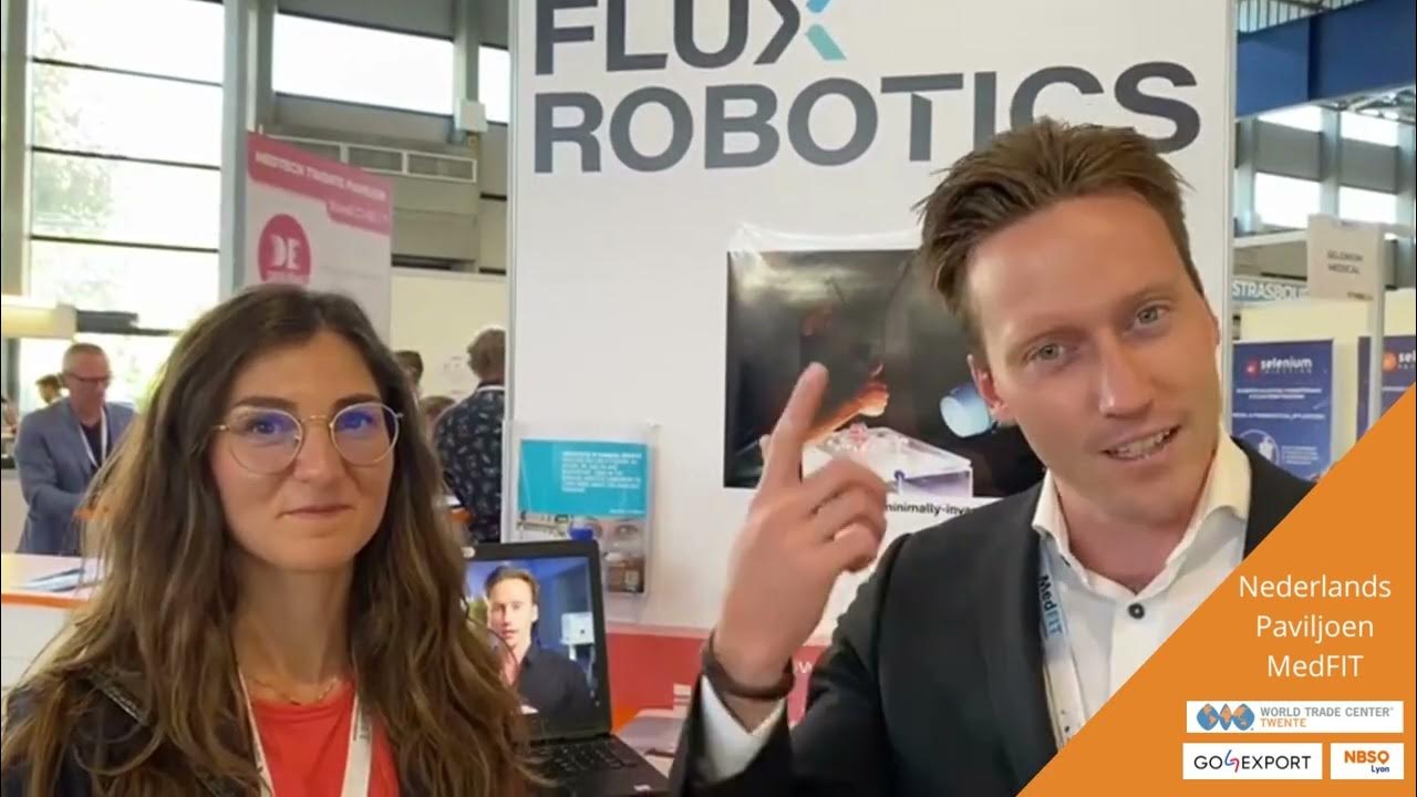 Interview met Flux Robotics @MedFIT, Grenoble 2022 - YouTube