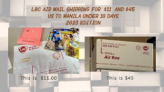 Lbc Balikbayan Box Rates From Usa To Philippines