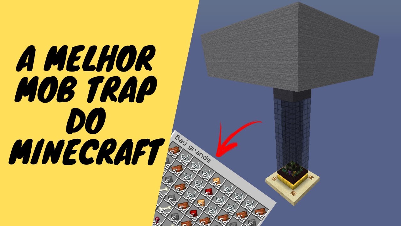 A MELHOR MOB TRAP DO MINECRAFT (sky block) - JGJ10 - Telecurso da ...