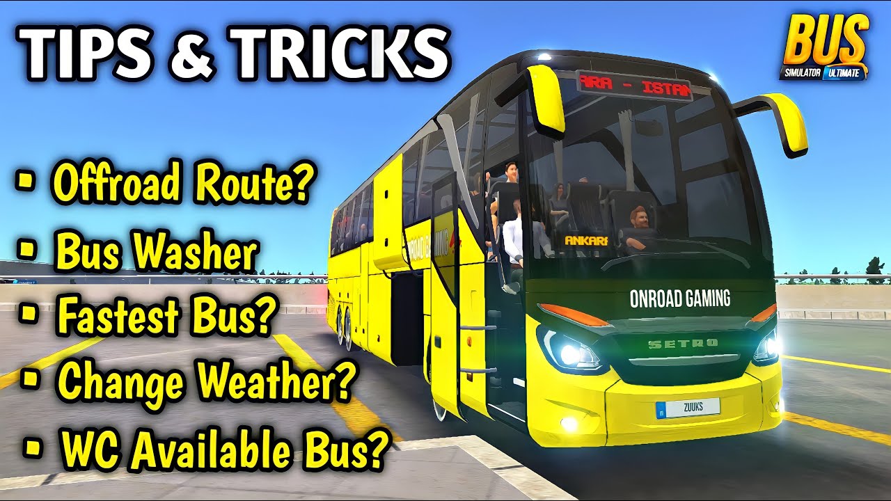 🚚Useful Tips & Tricks For Everyone In Bus Simulator Ultimate New Update ...