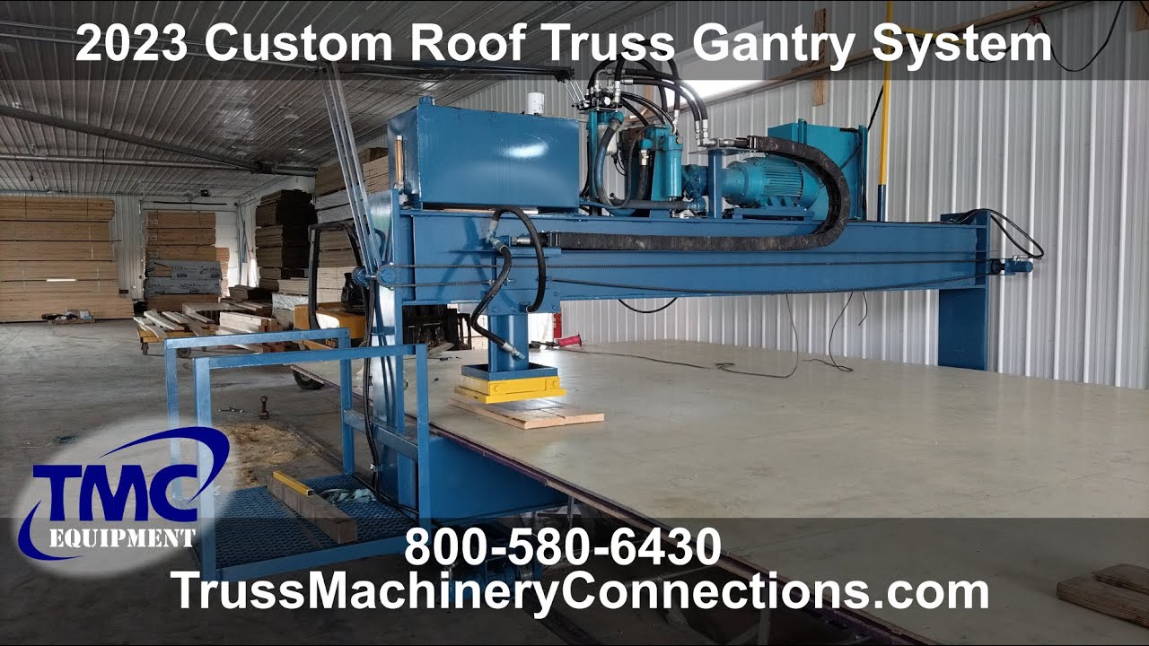 2023 Custom Roof Truss Gantry System - YouTube