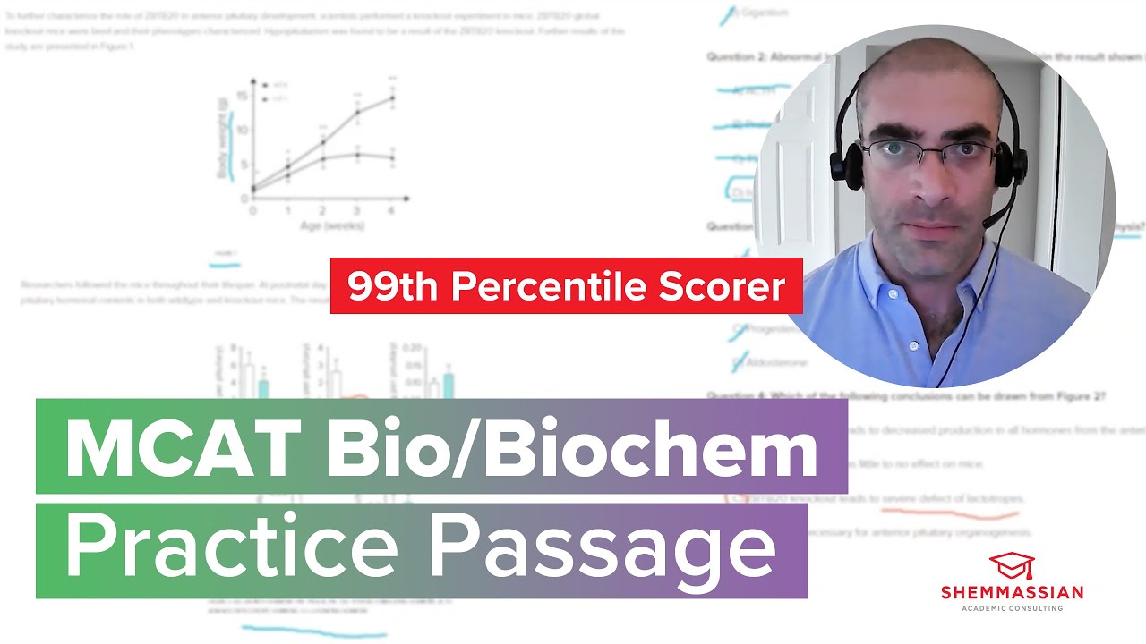 MCAT Bio/Biochem Passage Walkthrough with a 522 Scorer - YouTube