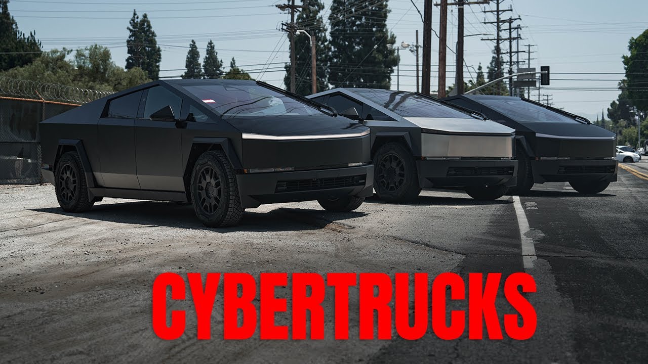 Tesla Cybertruck Transformation: Two-Tone Wrap & Ceramic Pro Protection ...