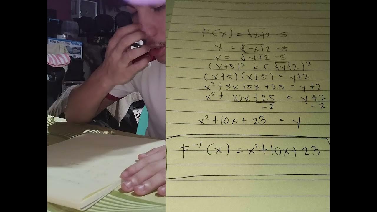 Performance Task #2: Inverse Function - YouTube